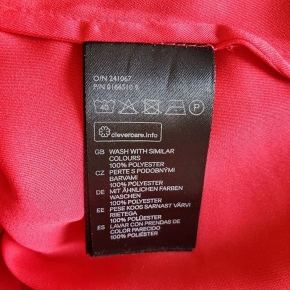 H&M | Tops | Hm Amaranth Sheer Button Down Blouse | Poshmark